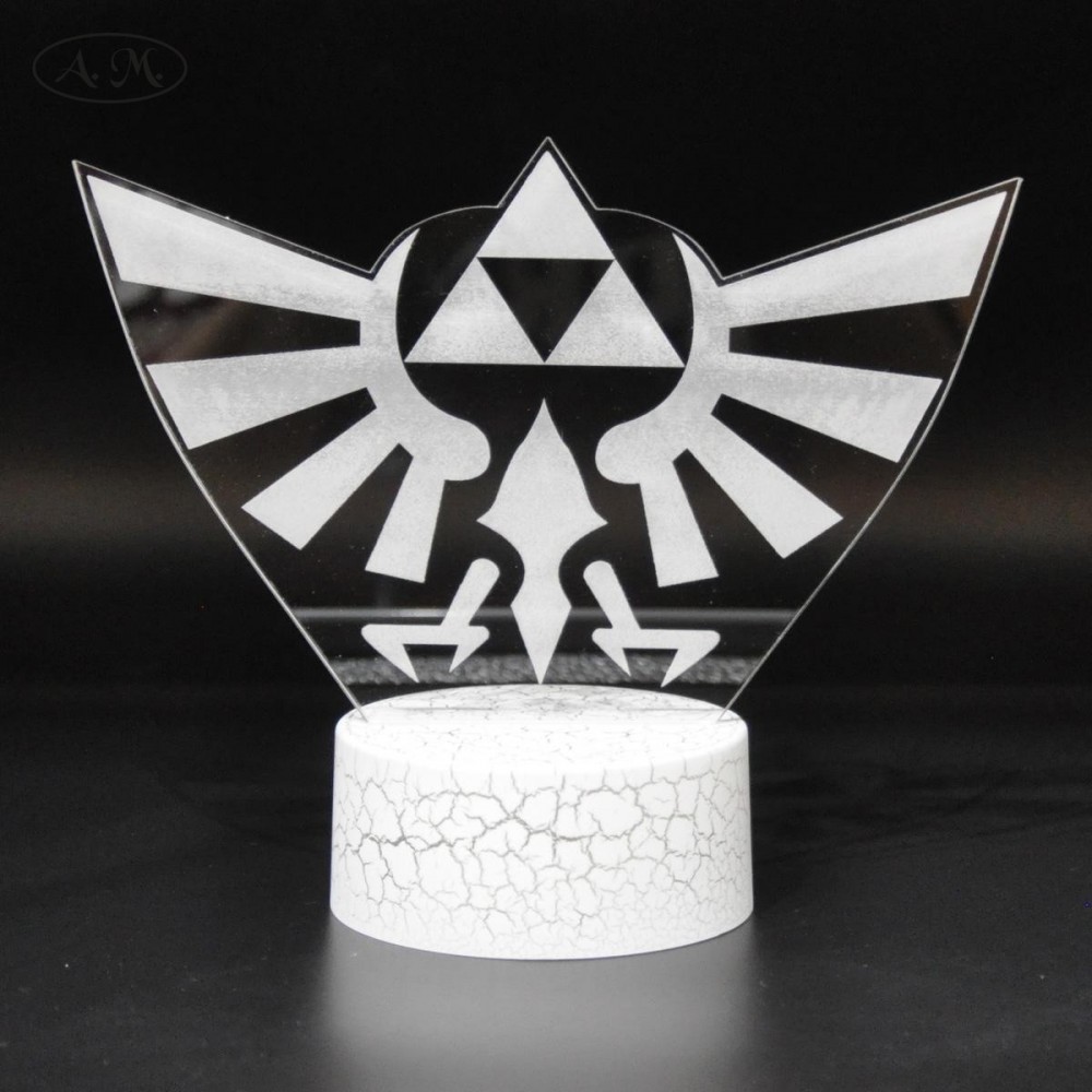 Lámpara led Zelda Trifuerza